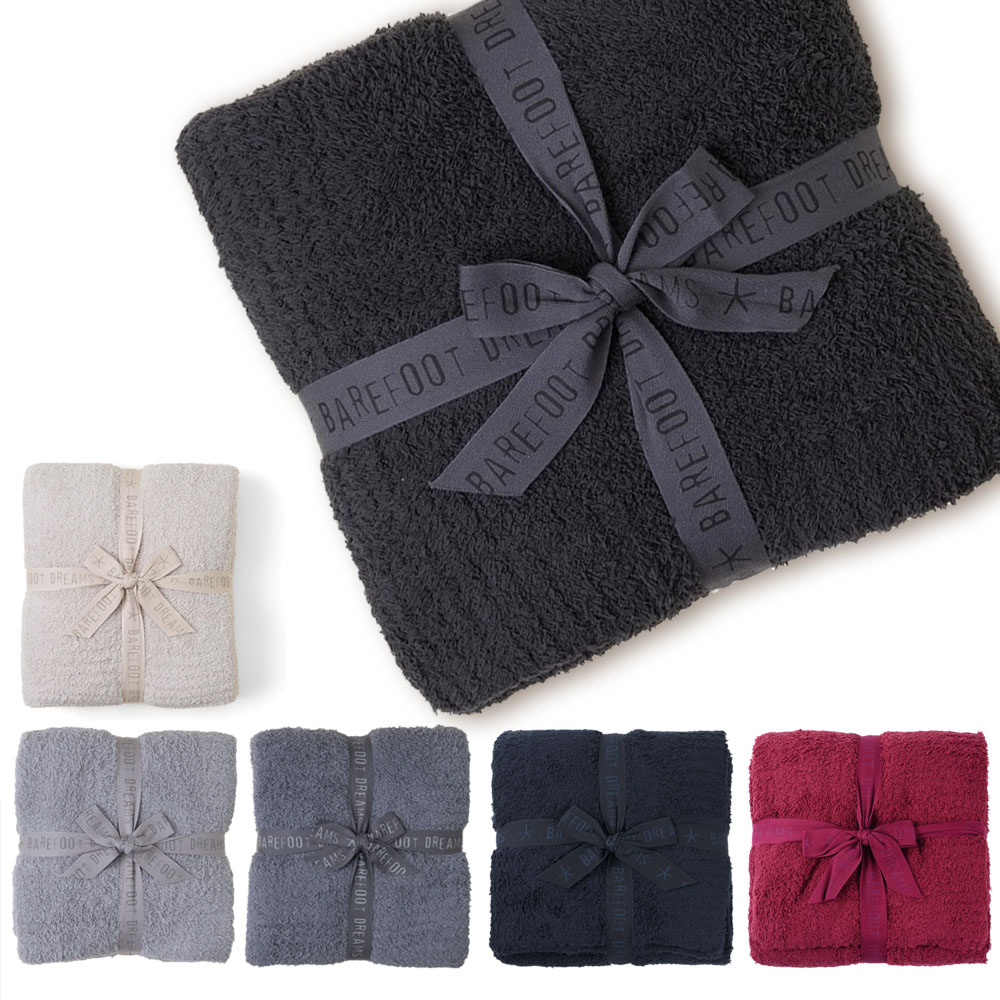 【楽天市場】BAREFOOT DREAMS ベアフットドリーム B503 CozyChic Throw ブランケット マイクロファイバー 毛布 ...