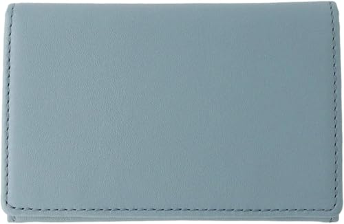 【楽天市場】[スリップオン] 名刺入れ ノワール名刺入れ B-NSL-2403 本革 シンプル 名刺約30枚収納可能 グレイッシュブルー 送料 ...