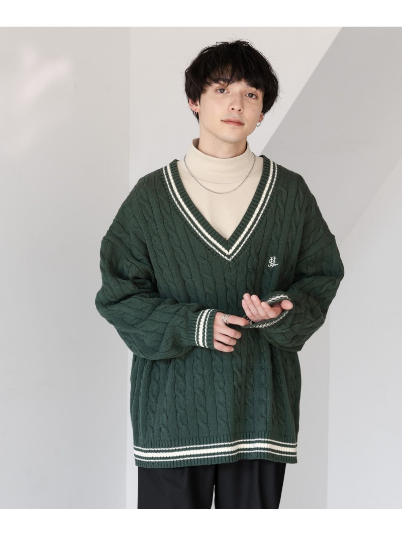 【楽天市場】【SALE／50%OFF】チルデン/オーバーサイズVネックニット RAGEBLUE レイジブルー トップス ニット グリーン ネイビー ホワイト【RBA_E】[Rakuten ...