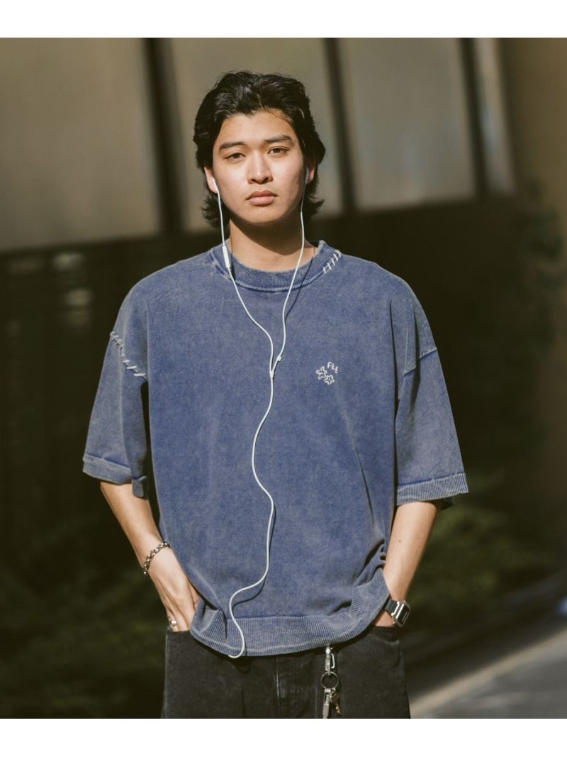 【楽天市場】ピグメント/ワンポイントモチーフ刺繍ニットTシャツ RAGEBLUE レイジブルー トップス カットソー・Tシャツ イエロー グレー ブルー【送料無料】[Rakuten ...