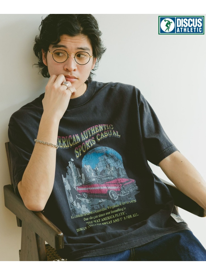 【楽天市場】【DISCUS】パウダーブリーチヴィンテージライクデザインTシャツ RAGEBLUE レイジブルー トップス カットソー・Tシャツ グレー グリーン ホワイト[Rakuten ...