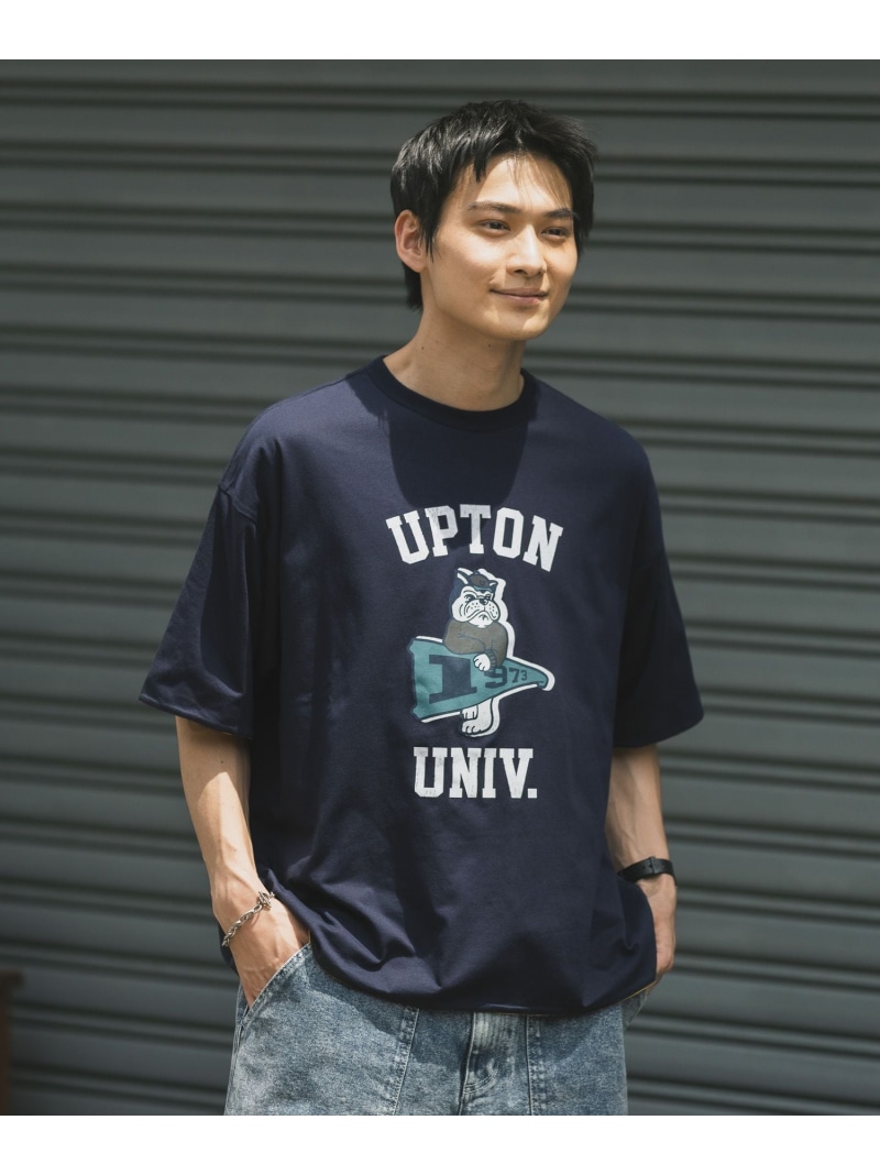 【楽天市場】リバーシブル/カレッジロゴプリントTシャツ RAGEBLUE レイジブルー トップス カットソー・Tシャツ ブルー ブラック ホワイト【送料無料】[Rakuten Fashion ...