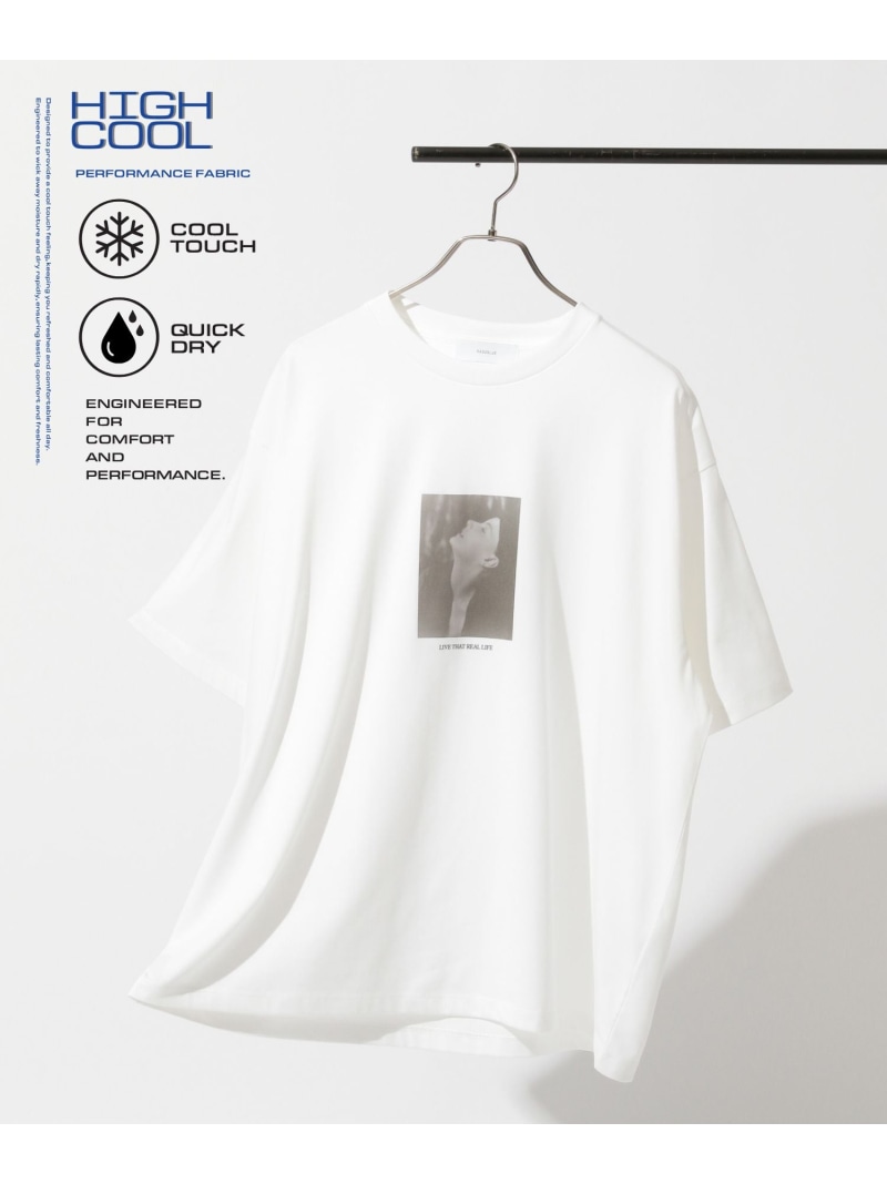 【楽天市場】＜接触冷感機能付き＞【HIGH COOL/ハイクール】モノクロフォトTシャツ RAGEBLUE レイジブルー トップス カットソー・Tシャツ グレー ブラック ホワイト レッド ...