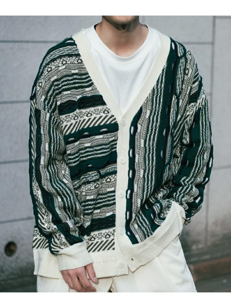 【楽天市場】【SALE／60%OFF】(M)レトロJQDニットカーデ RAGEBLUE レイジブルー トップス カーディガン グリーン グレー ブルー【RBA_E】[Rakuten ...