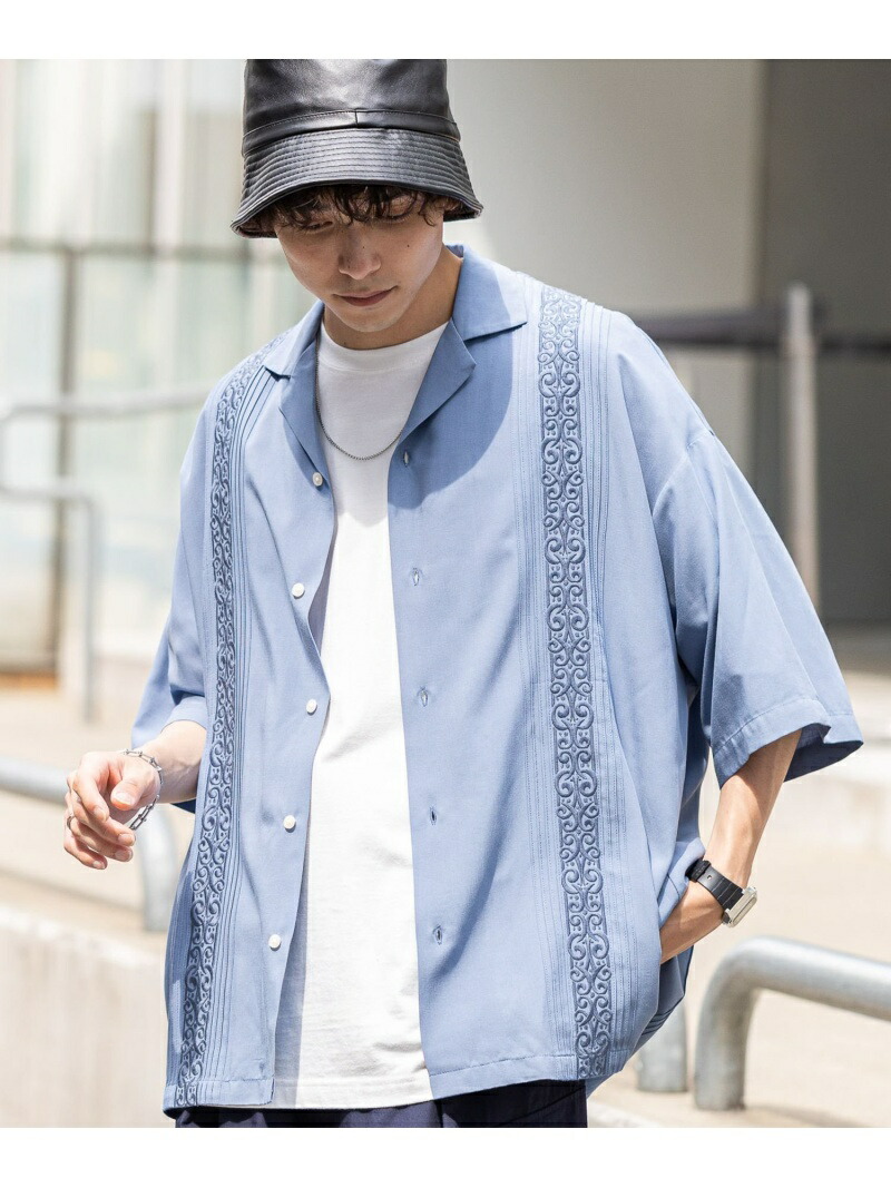 【楽天市場】【SALE／60%OFF】(M)キューバシャツSS RAGEBLUE レイジブルー トップス シャツ・ブラウス ブラウン ブルー ホワイト グレー【RBA_E】[Rakuten ...