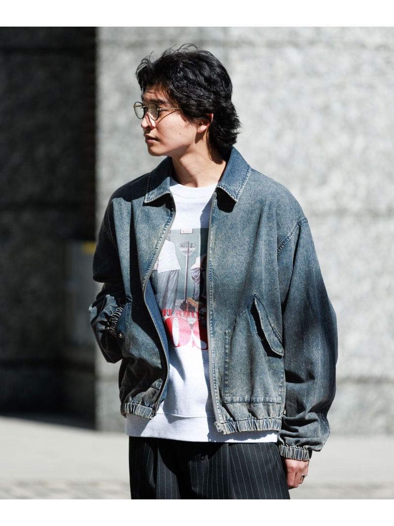 【楽天市場】【SALE／30%OFF】フライト/デニムジップシャツブルゾン RAGEBLUE レイジブルー トップス シャツ・ブラウス ブルー ホワイト グレー【RBA_E】【送料無料 ...