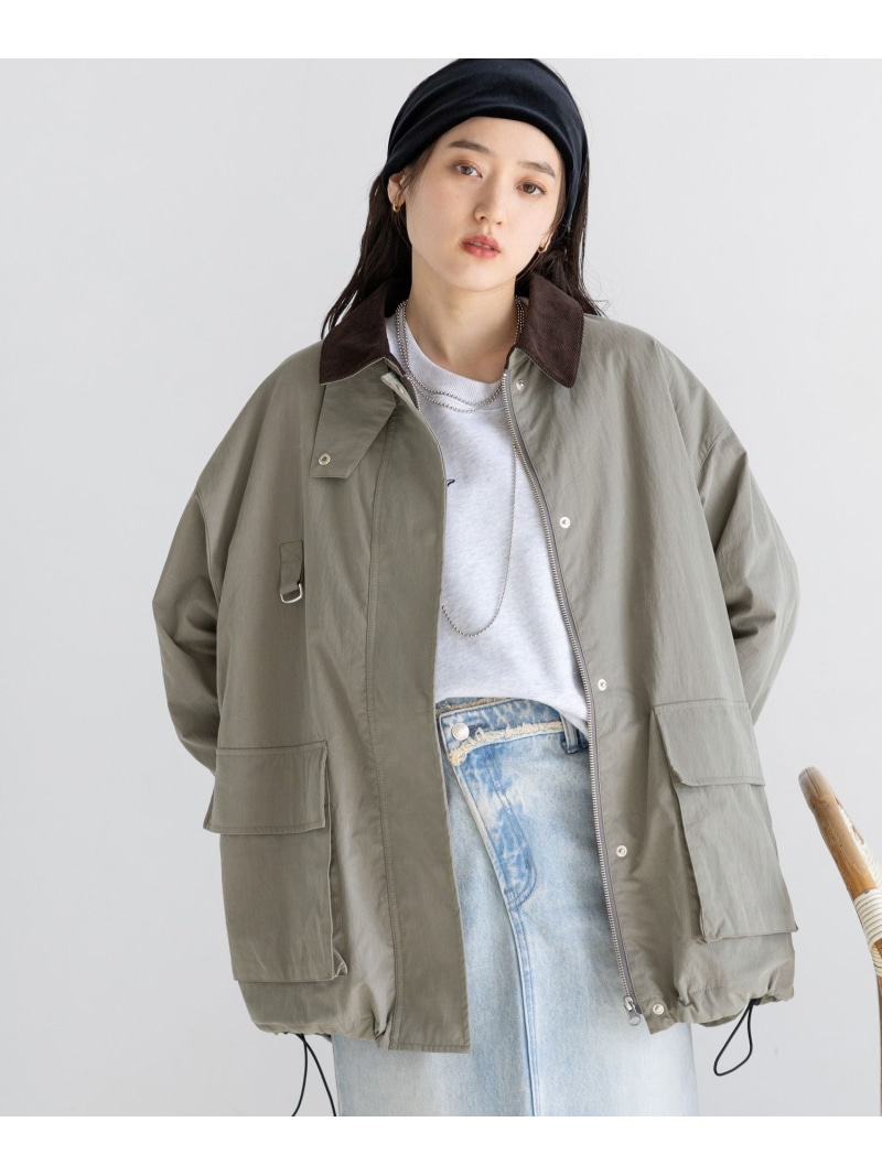 【楽天市場】【SALE／20%OFF】2WAY/スタンドカラーハンティングジャケット2 RAGEBLUE レイジブルー ジャケット・アウター ブルゾン・ジャンパー グリーン ホワイト ブラック ...