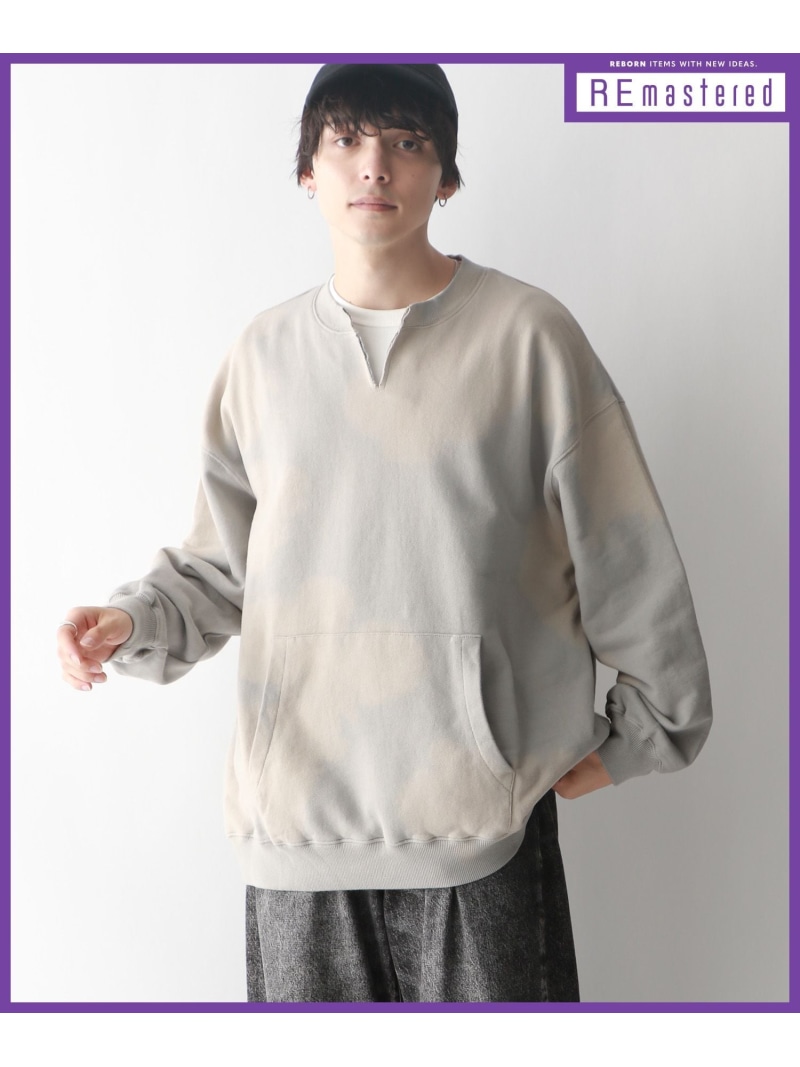 【楽天市場】【SALE／30%OFF】【REmastered】ヴィンテージライク/スキッパーパウダーブリーチスウェット RAGEBLUE レイジブルー トップス スウェット・トレーナー グレー ...