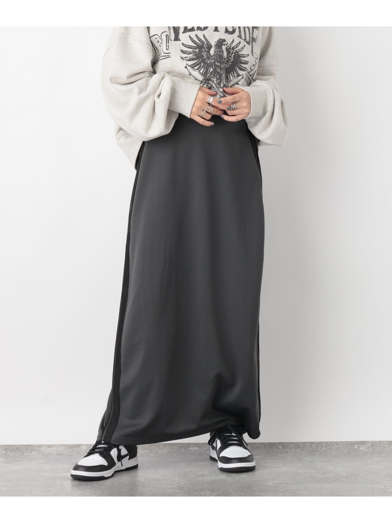 【楽天市場】【SALE／50%OFF】(W)トラックSK RAGEBLUE レイジブルー スカート ロング・マキシスカート グレー ネイビー【RBA_E】[Rakuten Fashion ...
