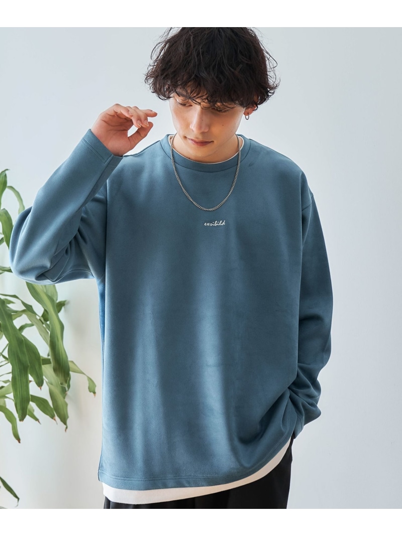 【楽天市場】【SALE／50%OFF】(M)カットスウェードFレイヤーCN RAGEBLUE レイジブルー トップス スウェット・トレーナー グレー グリーン ホワイト ブルー【RBA_E ...