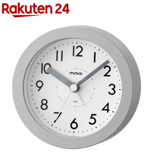 【楽天市場】MAG 電子音目覚まし時計 ルント T-640 GY-Z(1個)：楽天24