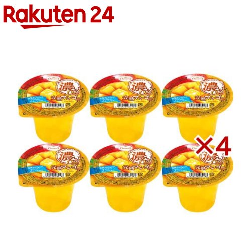 【楽天市場】たらみ 濃い0kcal 完熟マンゴーゼリー(6個入×4セット(1個195g))【濃い0kcal】：楽天24