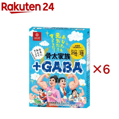 【楽天市場】骨太家族+GABA(10袋入×6セット(1袋10g))：楽天24