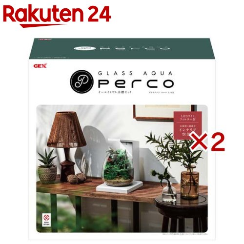 【楽天市場】グラスアクア PERCO T-WH(2セット)：楽天24