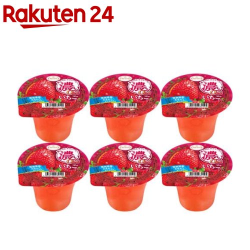 【楽天市場】たらみ 濃い0kcal いちごゼリー(195g×6個入)【濃い0kcal】：楽天24