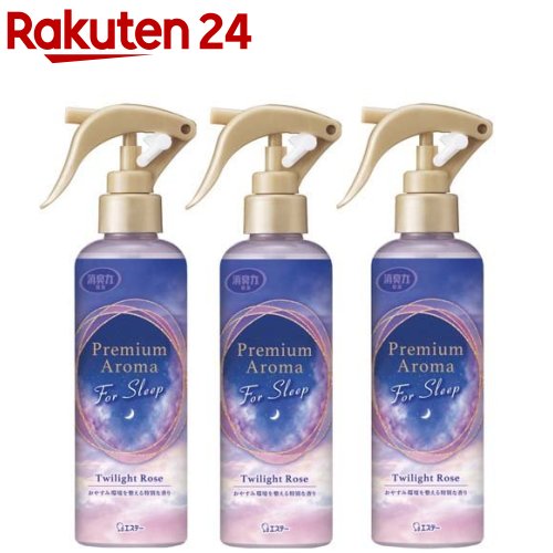 【楽天市場】お部屋の消臭力 プレミアムアロマ ミスト For Sleep トワイライトローズ(165ml×3セット)【お部屋の消臭力】：楽天24