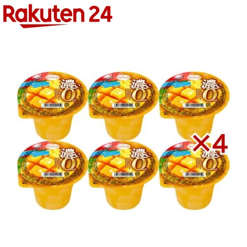 【楽天市場】たらみ 濃い0kcal マンゴーゼリー195g(6個入×4セット(1個195g))【濃い0kcal】[たらみ カロリーゼロ ヘルシー マンゴー ピューレ]：楽天24