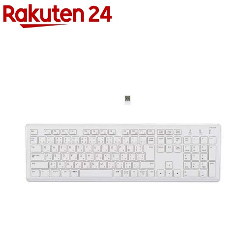 【楽天市場】MCO 無線 超静音フルキーボード (テンキー付) FKB-R249W(1個)：楽天24