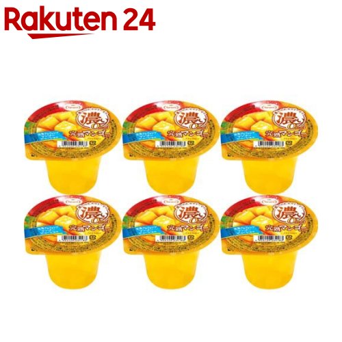 【楽天市場】たらみ 濃い0kcal 完熟マンゴーゼリー(195g×6個入)【濃い0kcal】：楽天24