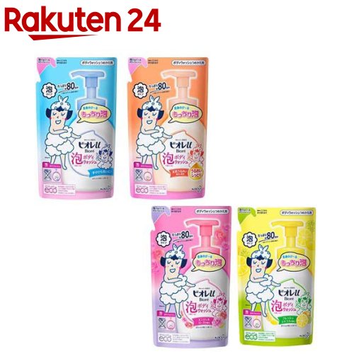 【楽天市場】【1種類を選べる】ビオレu泡で出てくるボディウォッシュつめかえ用(480ml×3袋セット)【ビオレU(ビオレユー)】：楽天24