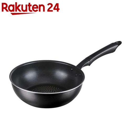 【楽天市場】ビストロブラック IH・ガス火対応ディープパン 24cm RB-2227(1個)：楽天24