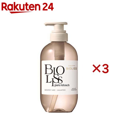 【楽天市場】ビオリス ピュアレタッチ ぺたふぅわ シャンプー(480mL×3セット)【ビオリス】：楽天24