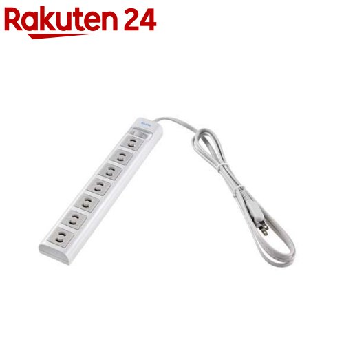 【楽天市場】エルパ(ELPA) OAマルチタップ 7コ口 2m WBN-S7202B(G)(1コ入)【エルパ(ELPA)】：楽天24