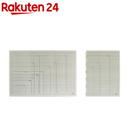 【楽天市場】折りたたみカッティングマット 両面タイプ A3 グレー CTMO-A3W-N(1個)：楽天24