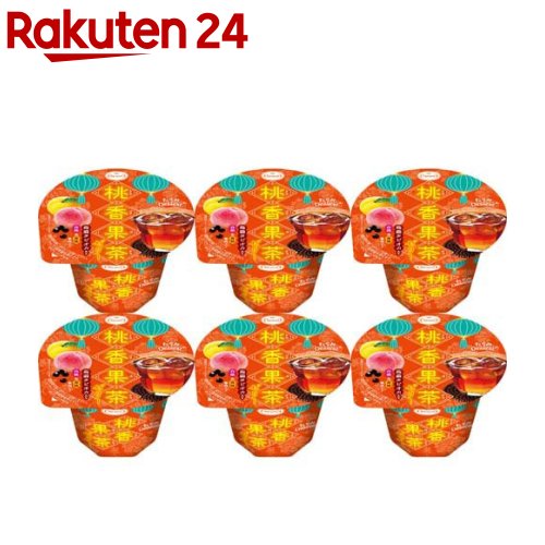 【楽天市場】たらみ 桃香果茶ゼリー(トウコウカチャ)(230g×6個入)【たらみ】：楽天24