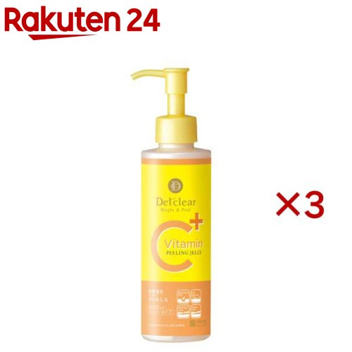 【楽天市場】DETクリア ブライト＆ピール ピーリングジェリー ビタミンフルーツの香り 日本製(180ml×3セット)【DETクリア】：楽天24