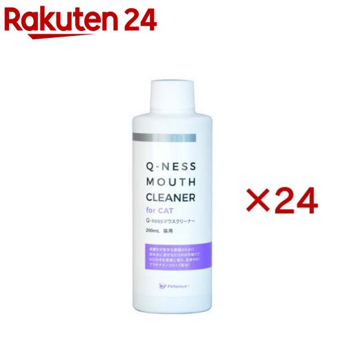 【楽天市場】Q-ness マウスクリーナー 猫用(200ml×24セット)：楽天24
