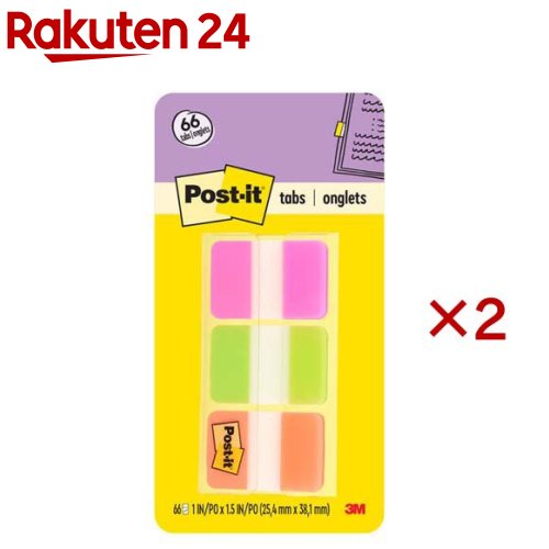 【楽天市場】ポスト・イット ジョーブ 超丈夫なインデックス 686-PGO(3パッド×2セット(1パッド22枚))【ポストイット】：楽天24
