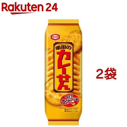 【楽天市場】亀田のカレーせん(15枚入*2袋セット)：楽天24