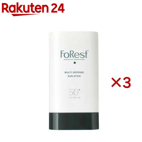 【楽天市場】グリーンフィンガーフォレスト マルチディフェンスUV スティック(19g×3セット)：楽天24