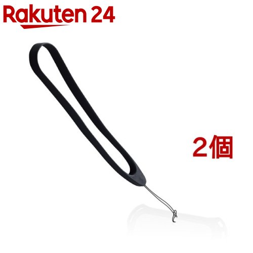 【楽天市場】エレコム スマートフォン ハンドストラップ シリコン ブラック P-STH02BK(2個セット)【エレコム(ELECOM)】：楽天24