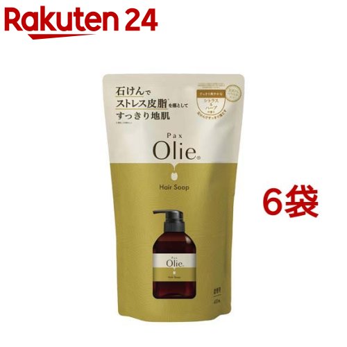 【楽天市場】パックスオリー ヘアソープ シトラス＆ハーブ 詰替用(400ml*6袋セット)【パックスオリー】：楽天24