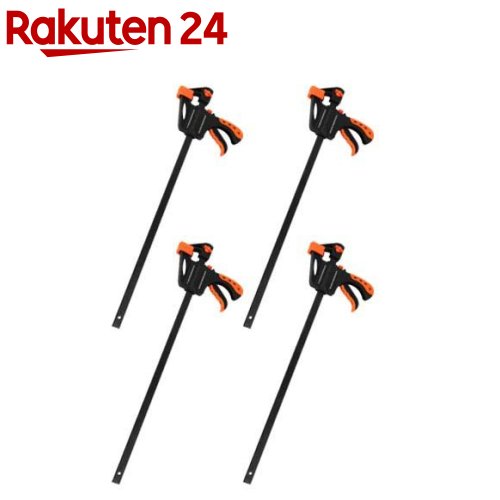 【楽天市場】藤原産業 E-Value(イーバリュー) 樹脂製クイックバークランプ 約450mm ERC-450M(4セット)【E-Value】：楽天24