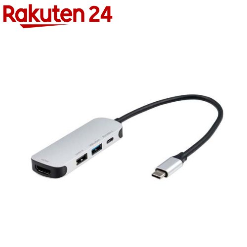 【楽天市場】Digio2 USB Type-C コンパクトドッキングステーション PD対応 UD-C04SL(1個)：楽天24