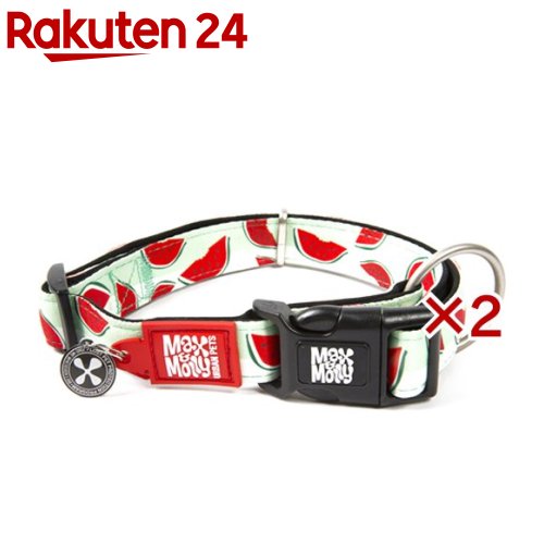【楽天市場】マックス＆モーリー スマート ID首輪 スイカ S(2セット)【マックス＆モーリー】：楽天24