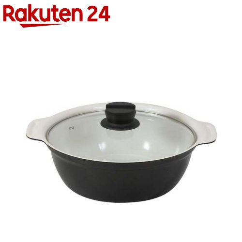 【楽天市場】ビストロ・カローレ セラミックIH卓上鍋 24cm ガラス蓋付 NQ-0053(1個)：楽天24