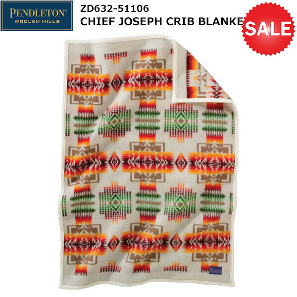 【楽天市場】PENDLETON(ペンドルトン) ZD632 Chief Joseph Crib Blanket 19373097 (アイボリー)：楽山荘
