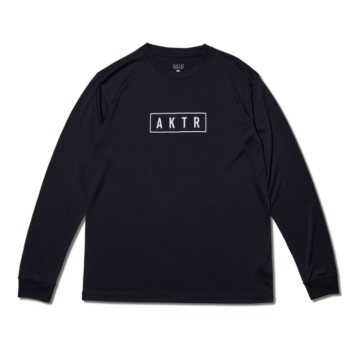 【楽天市場】AKTR アクター BASIC AKTR LOGO L/S SPORTS TEE BK 長袖TEEシャツ バスケットボール ユニセックス ブラック 524-005005 ...