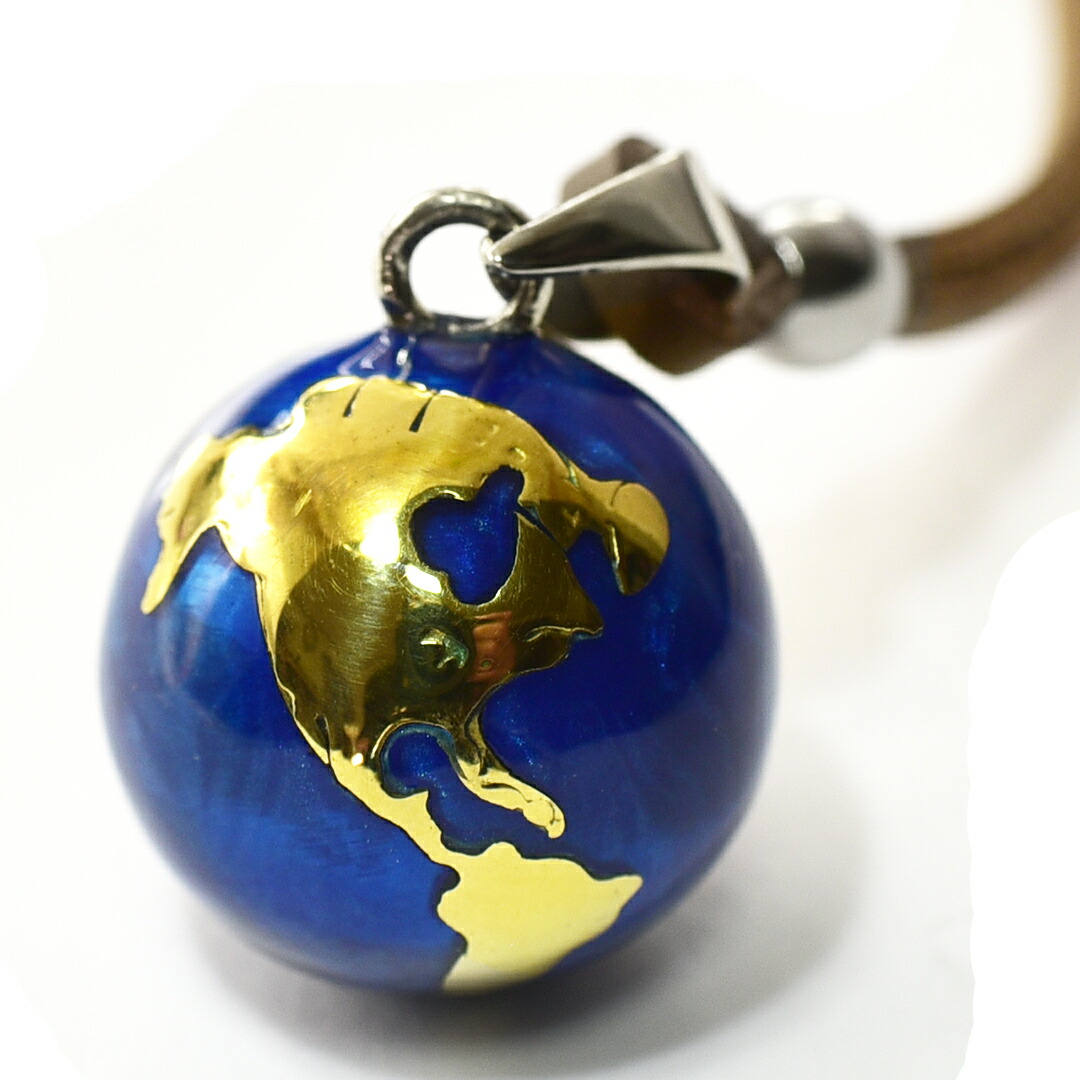 【楽天市場】メキシコ MUSICAL BALL ミュージカルボール 地球儀 20mm スエード風革紐（ライトブラウン） ネックレス 長さ調整 ...