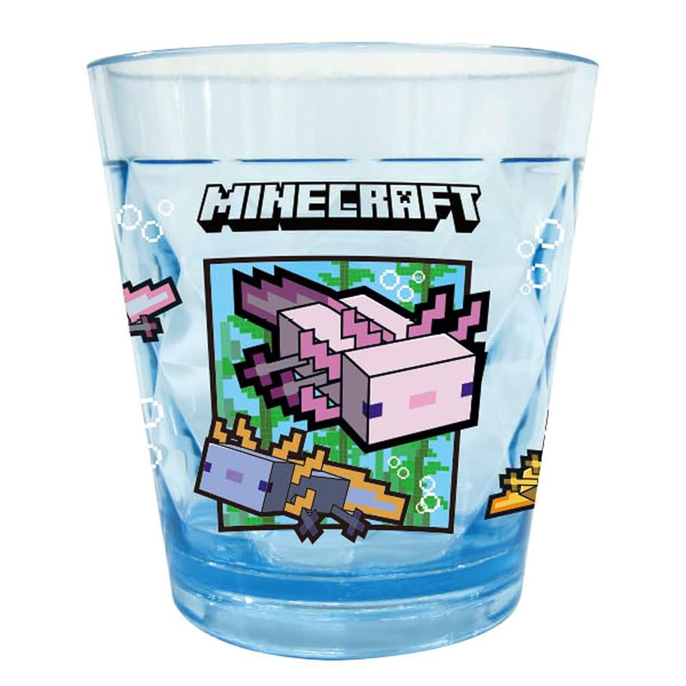 【楽天市場】ケイカンパニー Minecraft キラキラクリアカップ ブルー MCT-CL4-BL H9.1×W8.3×D8.3cm：ラポートSTORE