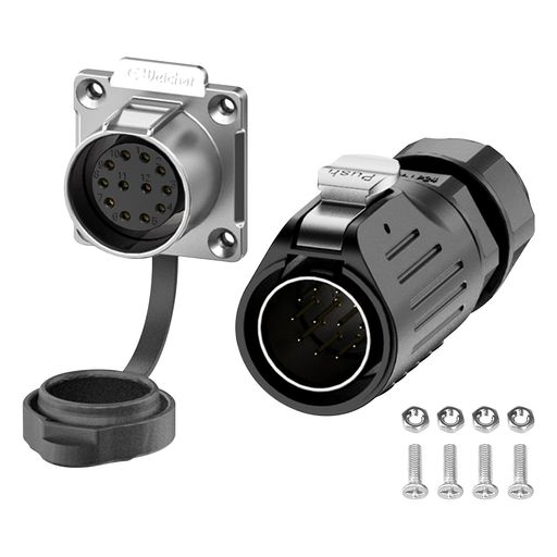 【楽天市場】E-WEICHAT EW-LP24 産業用防水コネクタ IP68 高速プラグイン接続 航空コネクタ 電磁干渉防止 丸型コネクタ クイック・ディスコネクト 電気コネクタ M24 2 ...