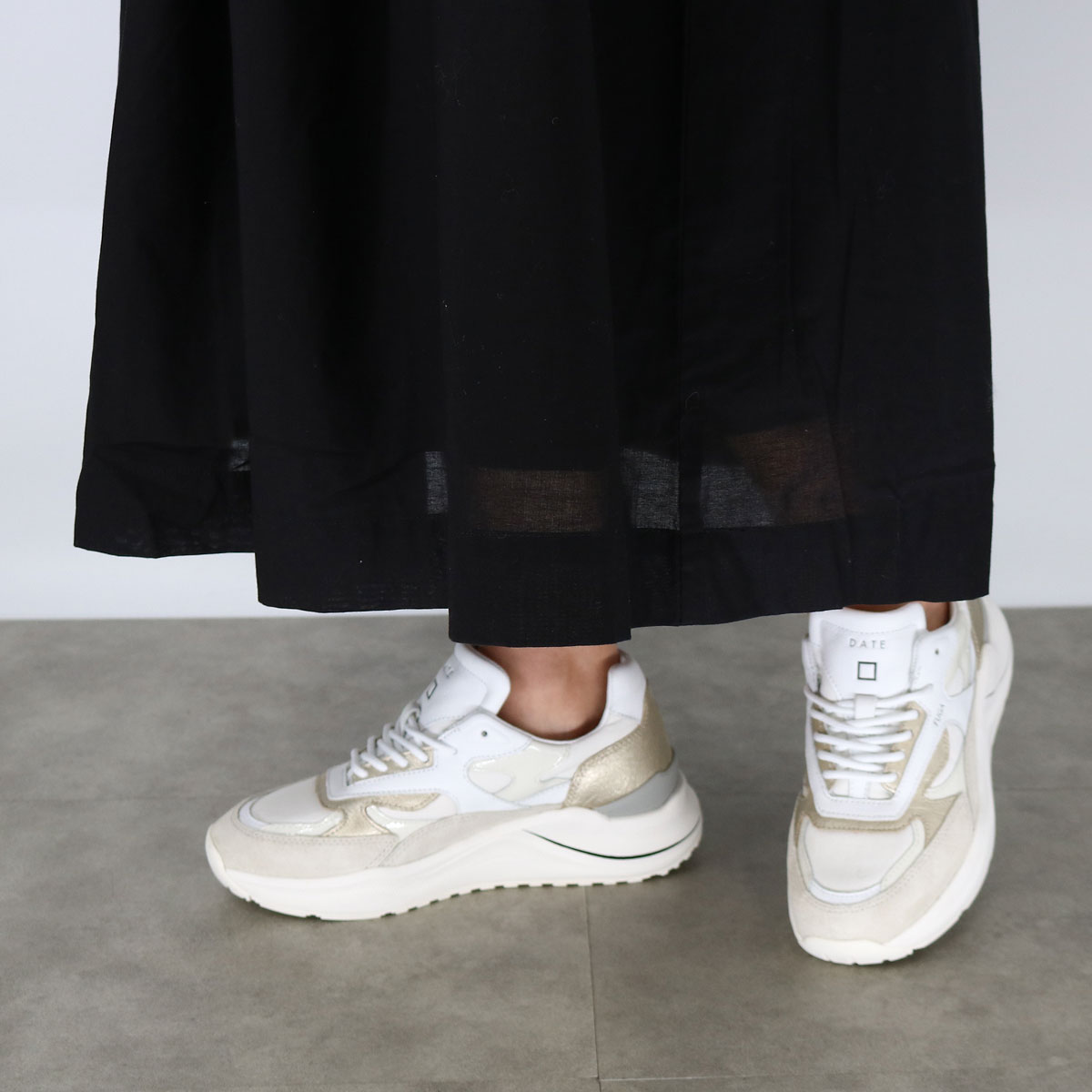 【楽天市場】 D.A.T.E デイト レディースローカットスニーカー W421-FG-LM-PL FUGA LAMINATED ...