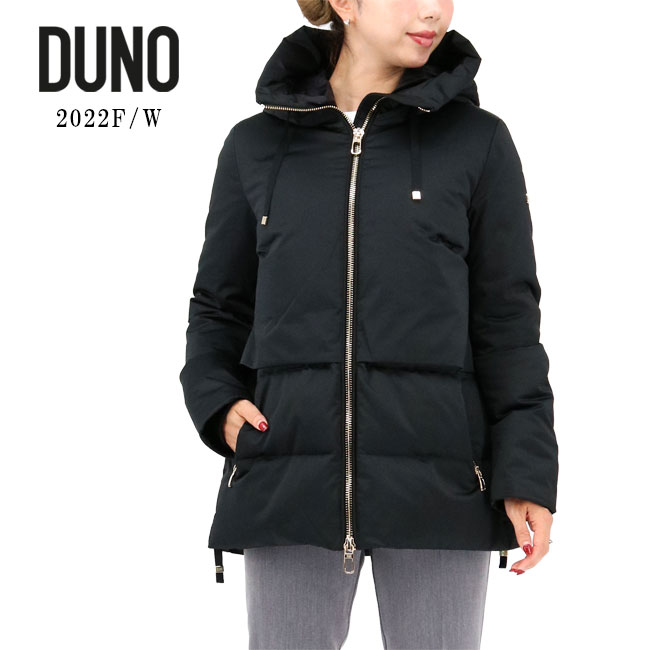 【楽天市場】【DUNO】デュノ JULIA M MESTRE BLACK/901 ジュリア 切替 ダウンコート ダウンジャケット フード アウター コート ミドル丈 ショート丈 黒 レディース ...