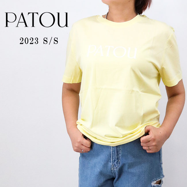 【楽天市場】【PATOU】パトゥ JE0299999213M MIMOSA レディースロゴTシャツ ESSENTIAL PATOU T SHIRT コットン SS TEE クルーネック 半袖 ...