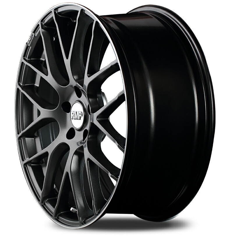 【楽天市場】【送料無料・代引き可】【ホイール4本セット】マルカサービス MID RMP 028F 19インチ 8J インセット42 5穴 PCD 114.3 セミグロスブラック／リムエッジDC ...