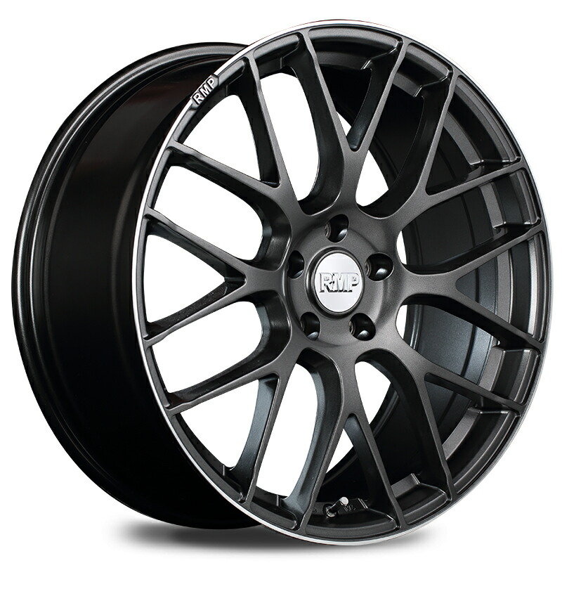 【楽天市場】【送料無料・代引き可】【ホイール4本セット】マルカサービス MID RMP 028F 19インチ 8J インセット42 5穴 PCD 114.3 セミグロスブラック／リムエッジDC ...